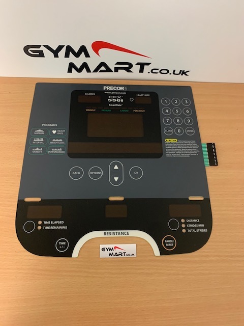 Precor overlay keypad 556i experience crosstrainer