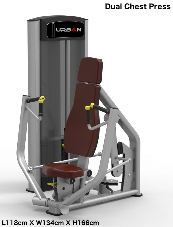 Urban Kudos Series Chest Press Machine Dual - Gym Mart