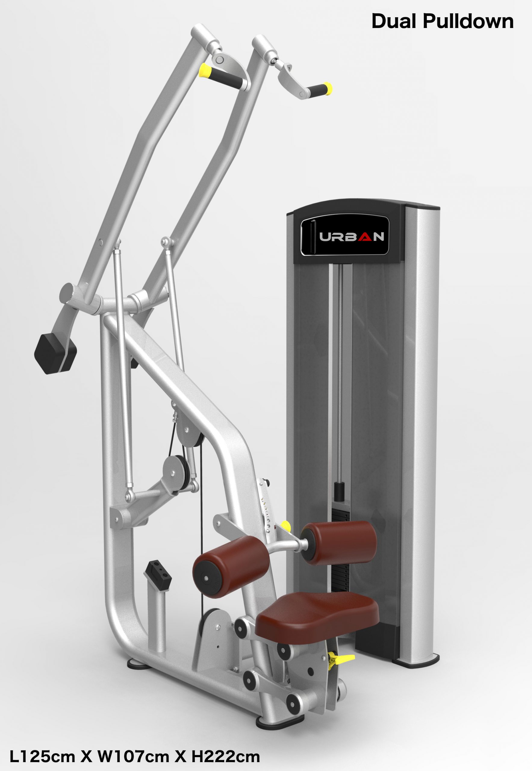 Urban Kudos Series Lat Pulldown dual machine - Gym Mart